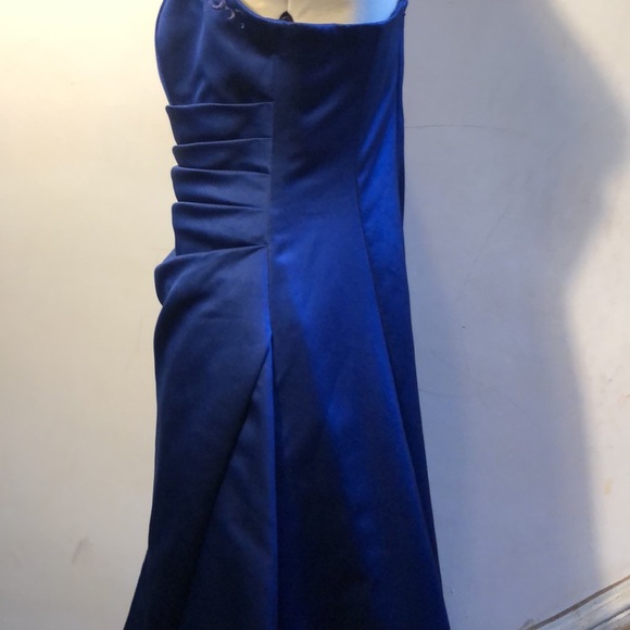 David's Bridal | Dresses | Davids Bridal Satin Ball Gown With Side ...